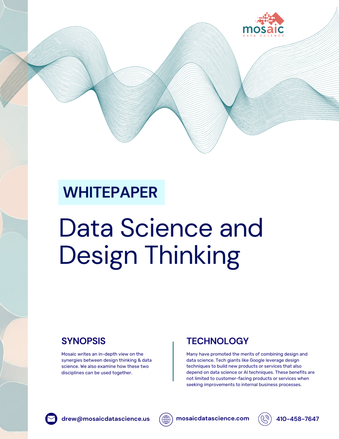 Data Science and Design Thinking White Paper | Mosaic Data Science