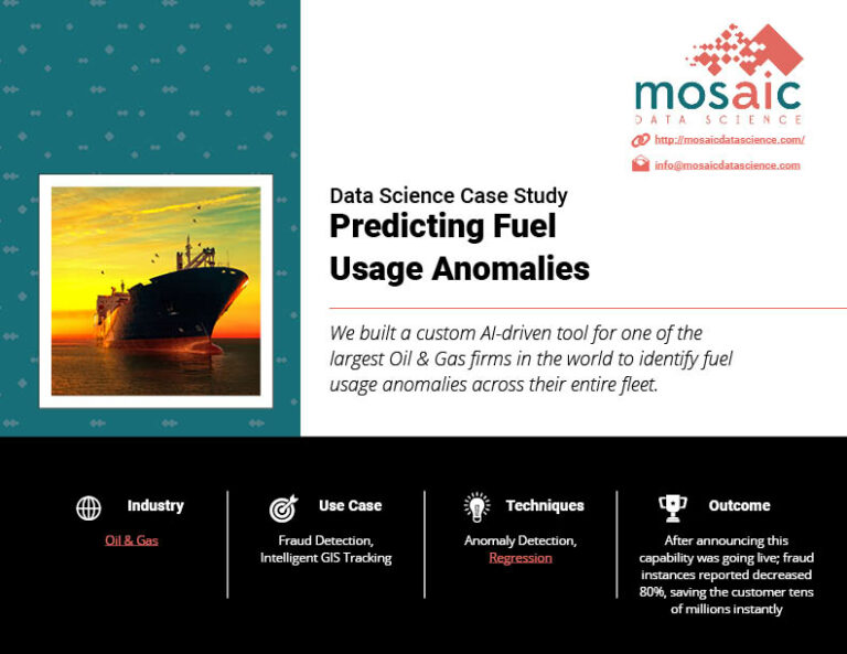 Predicting Fuel Usage Anomalies | AI Case Study | Anomaly Detection