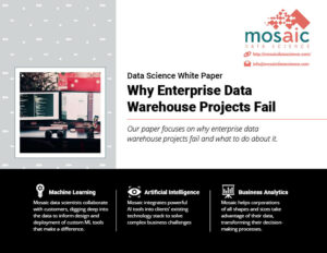 Data Warehouse Project Failure | Data Science White Paper