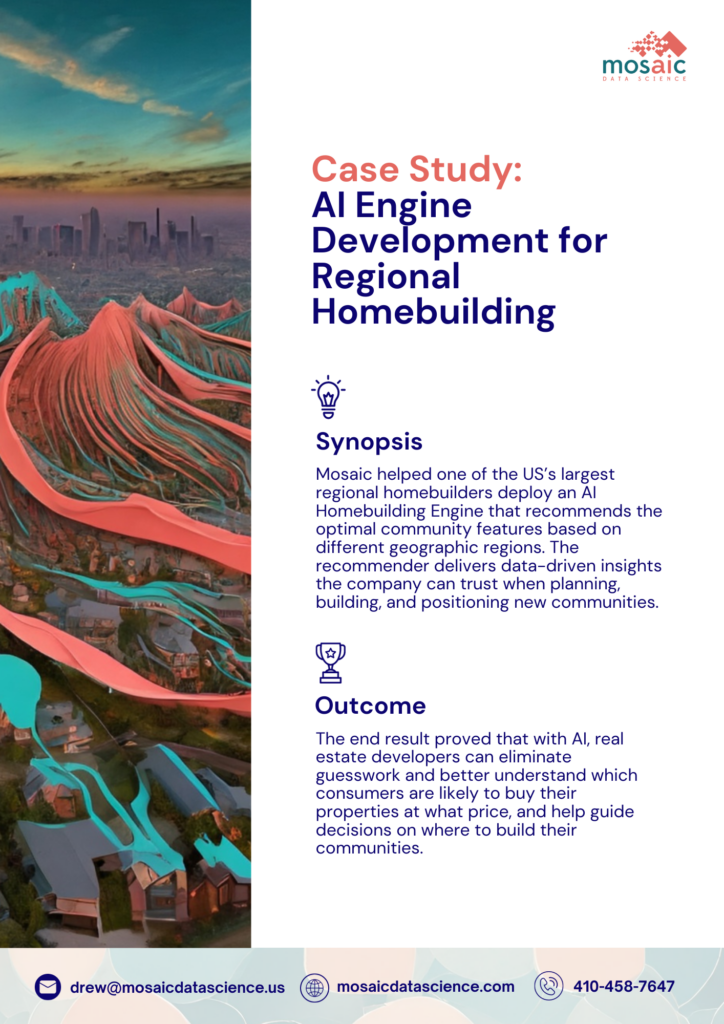 AI Homebuilding Engine Development | Mosaic Data Science
