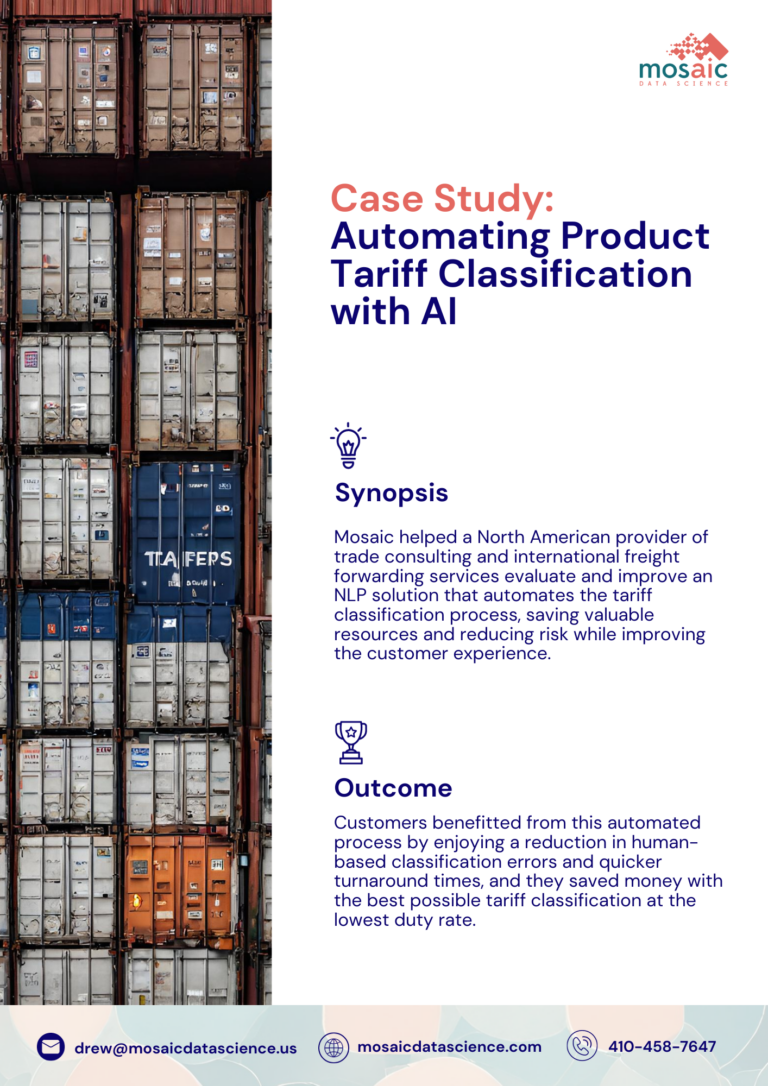 Automating Product Tariff Classification with AI