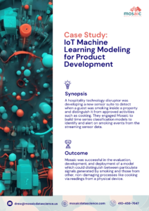 IoT Machine Learning for Product Development | AI Case Study