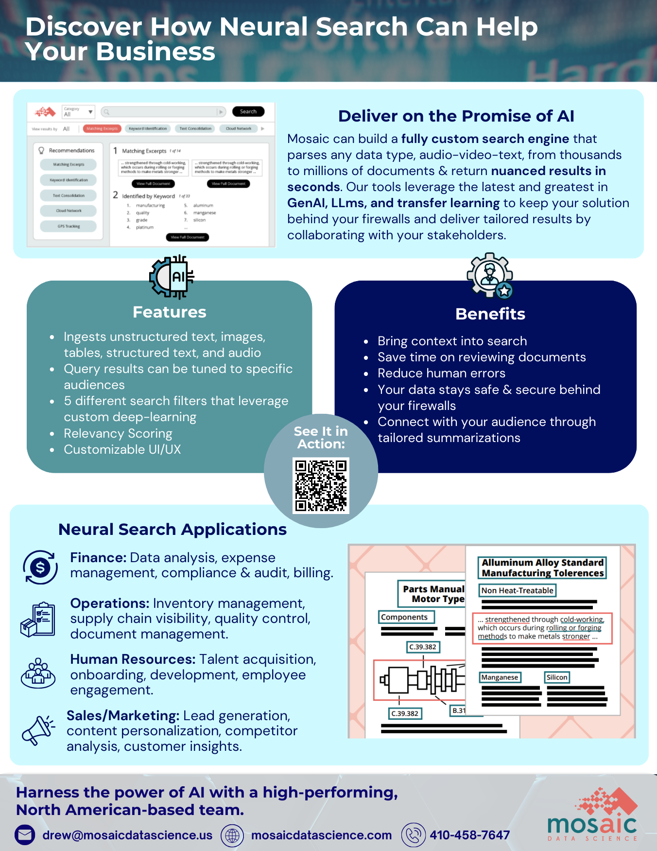 Neural Search Engine for Document Search