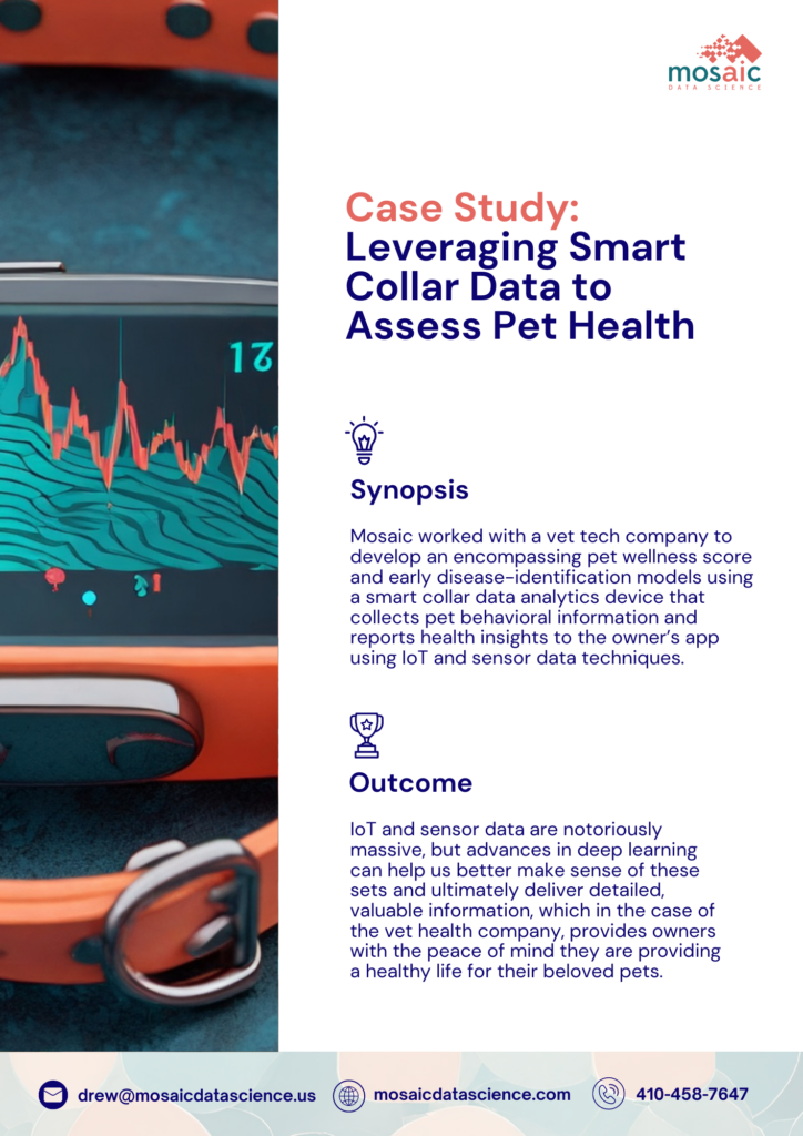 Smart Collar Data Analytics to Assess Pet Health | AI Case Study