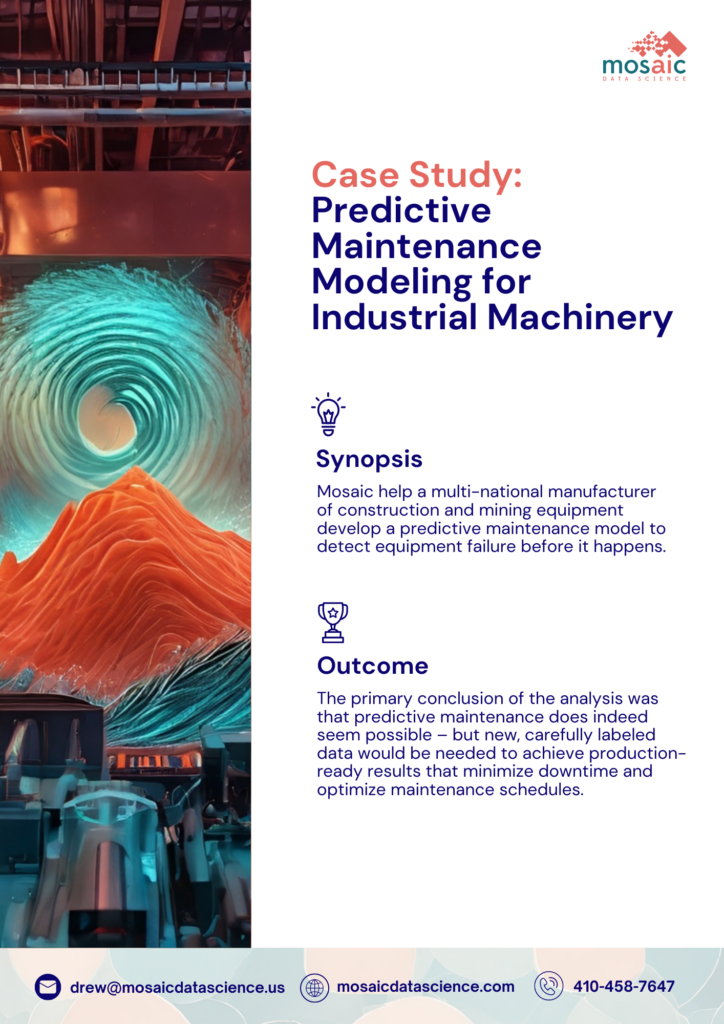 Predictive Maintenance Modeling for Industrial Machinery | Case Study