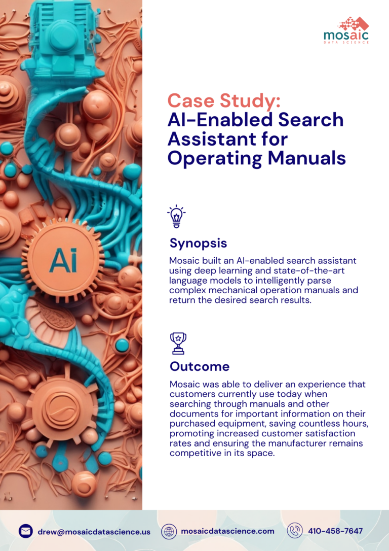 AI-Enabled Search Assistant for Operating Manuals