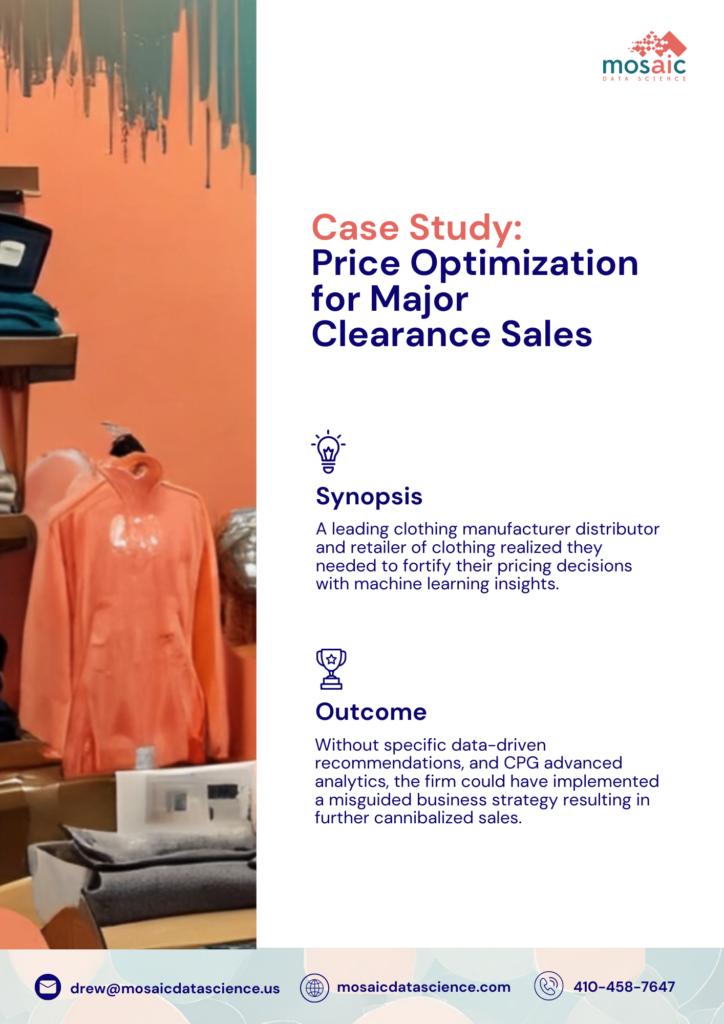 Machine Learning for Pricing Case Study | Major Clerance Sales