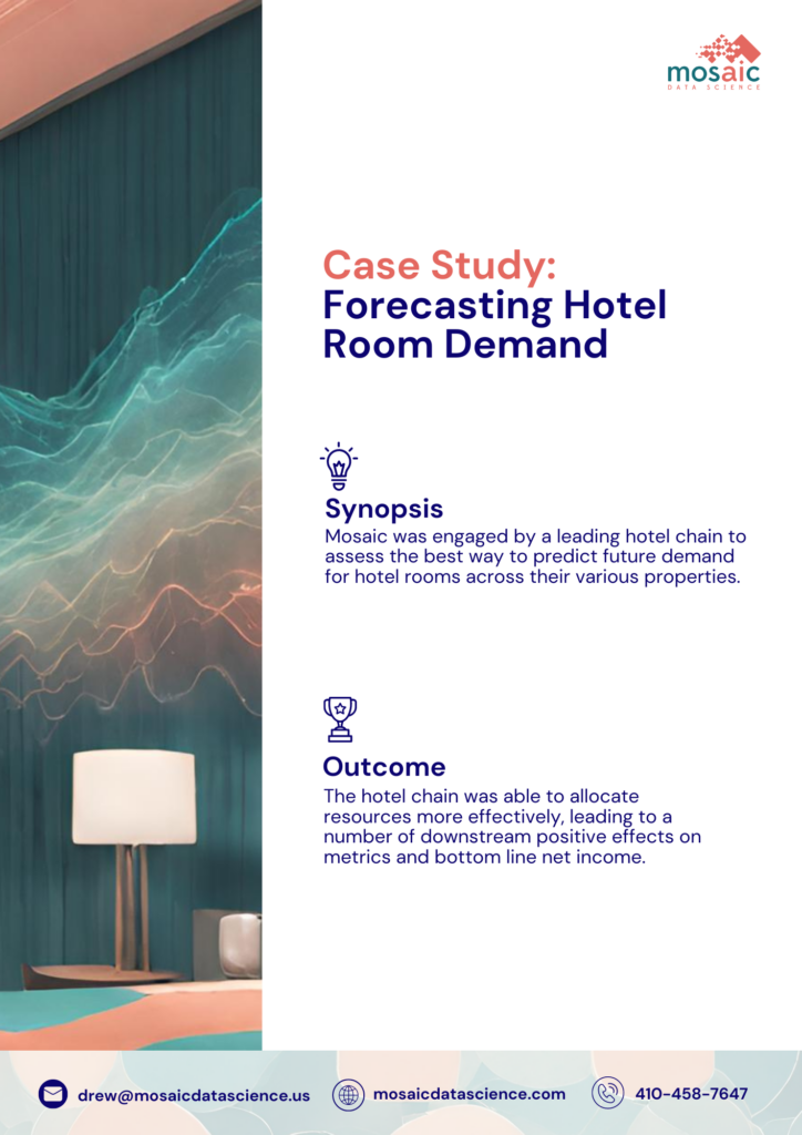 Forecasting Hotel Room Demand Case Study | Mosaic Data Science