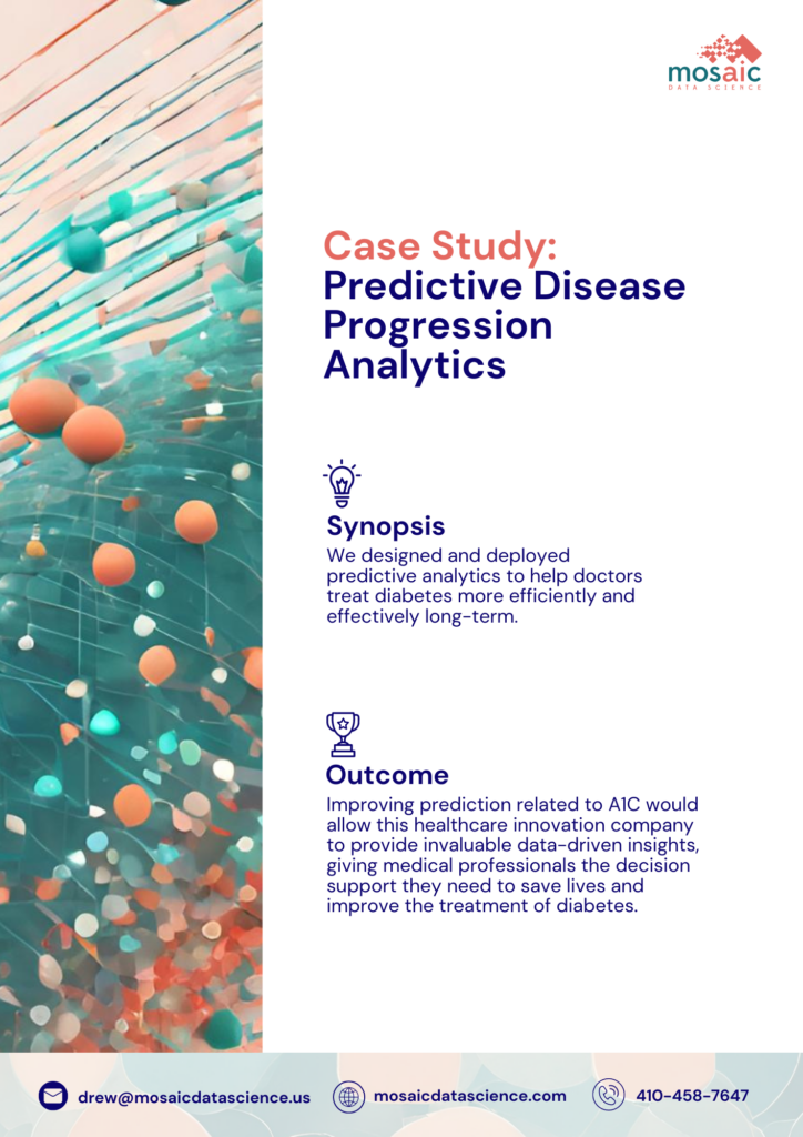 Predictive Disease Progression | Mosaic Data Science Case Study